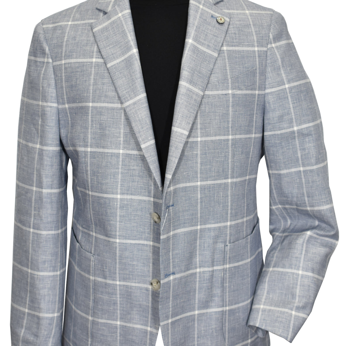 ZRP247 Indigo Window Pane Sport Coat – Marcello Sport