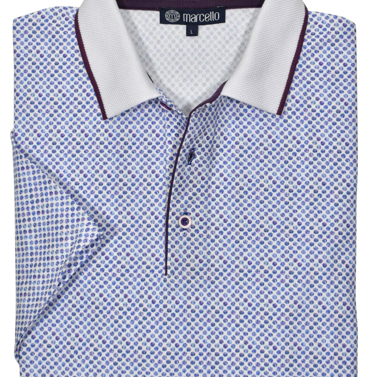 P213 Shaded Plum Polo – Marcello Sport