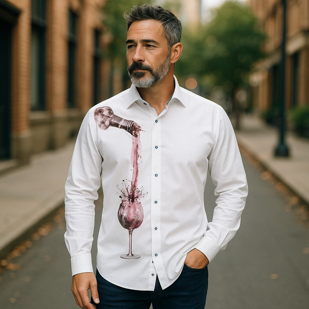 W617PW Marcello Hand Painted Wine – Marcello Sport